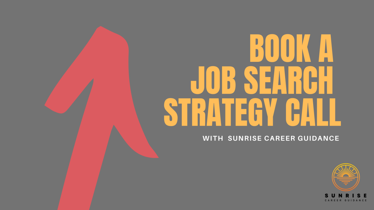 Job Search Strategy Call – Sunrise Career Guidance